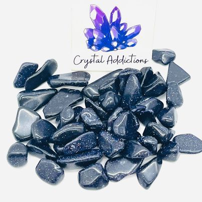 Blue Sandstone Chips – Crystal Addictions